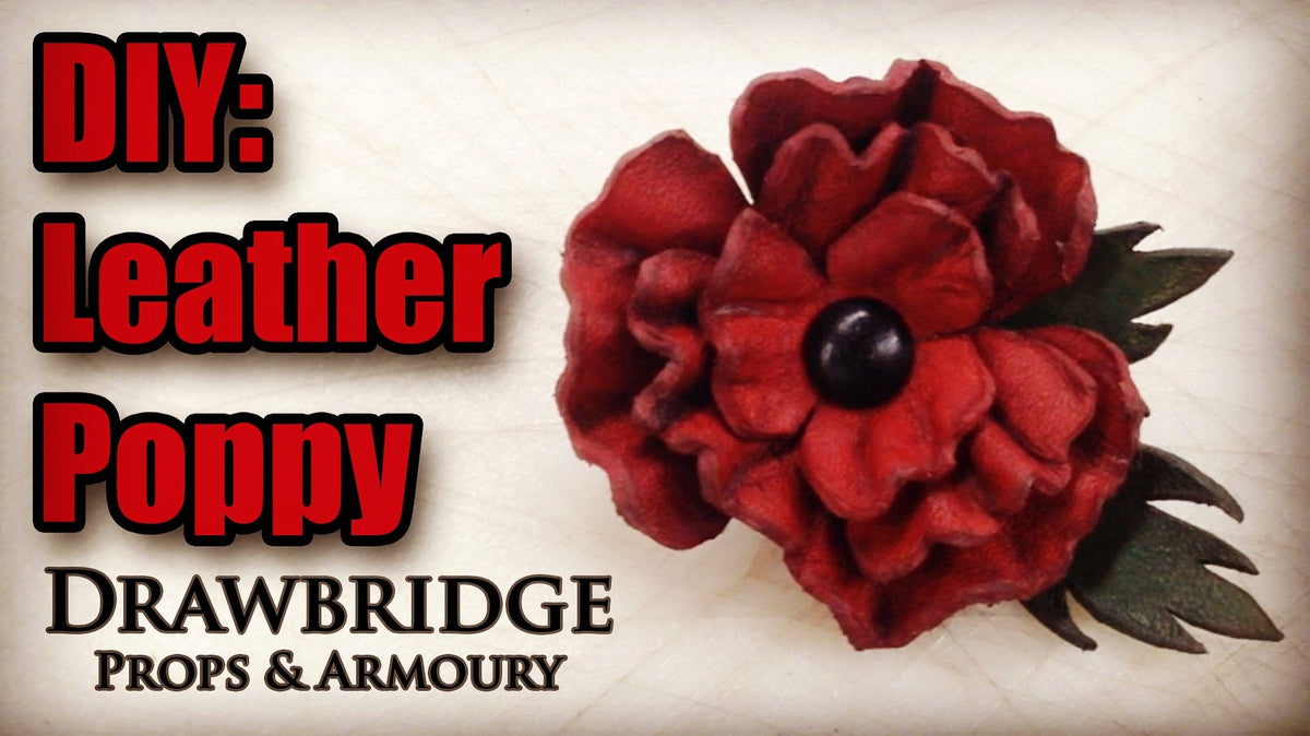Leather Flower Poppy Pattern – Drawbridge Finance